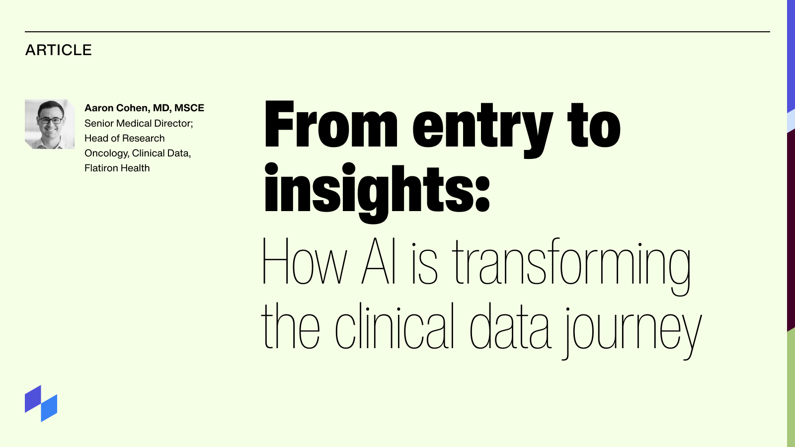 From entry to insights: How AI is transforming the clinical data journey
